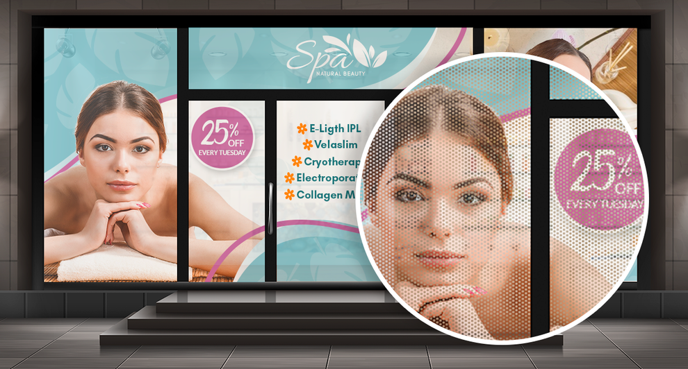 Window perforated vinyl – GoPromoMG